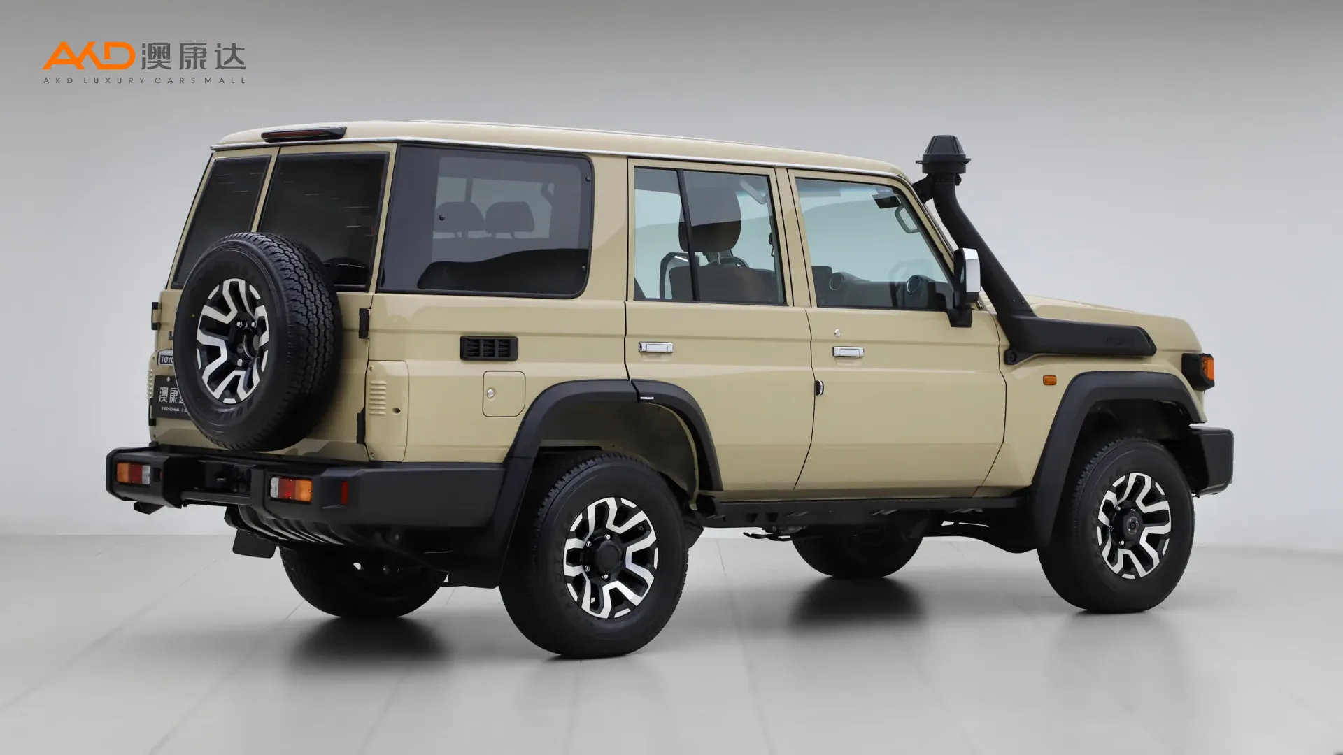 2024款丰田酷路泽LC76，车身外观、胎铃、后尾箱图片澳康达名车广场