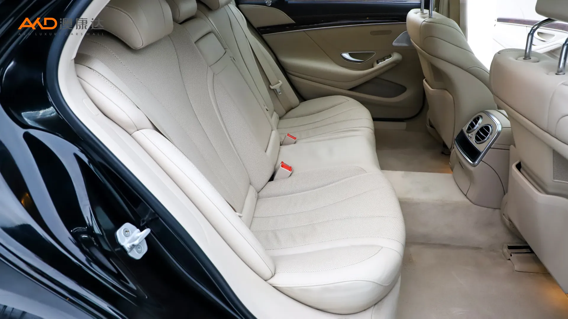 2018款奔驰S450，米黄色内饰、座椅、中控方向盘、仪表台图片3792214澳康达名车广场