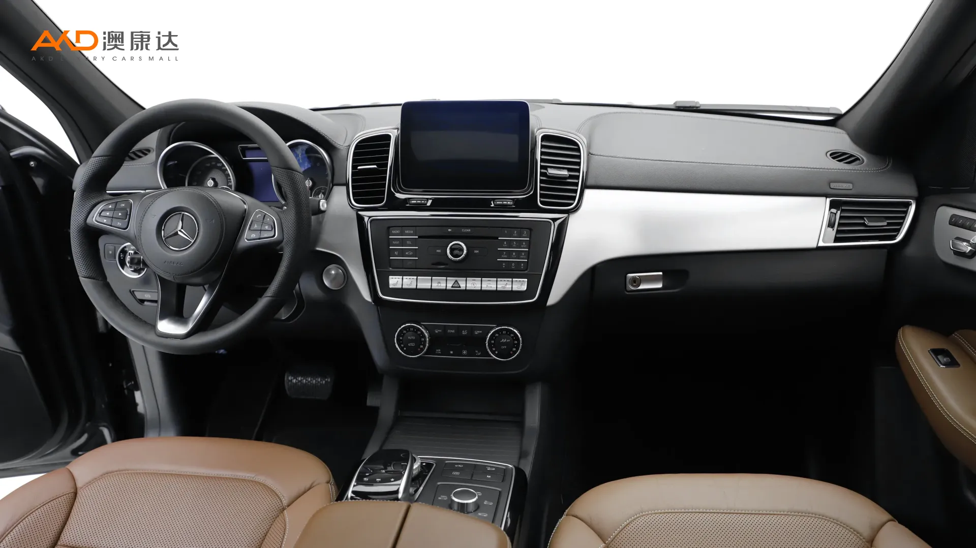 2018款奔驰GLS320，棕色内饰、座椅、中控方向盘、仪表台图片3826221澳康达名车广场
