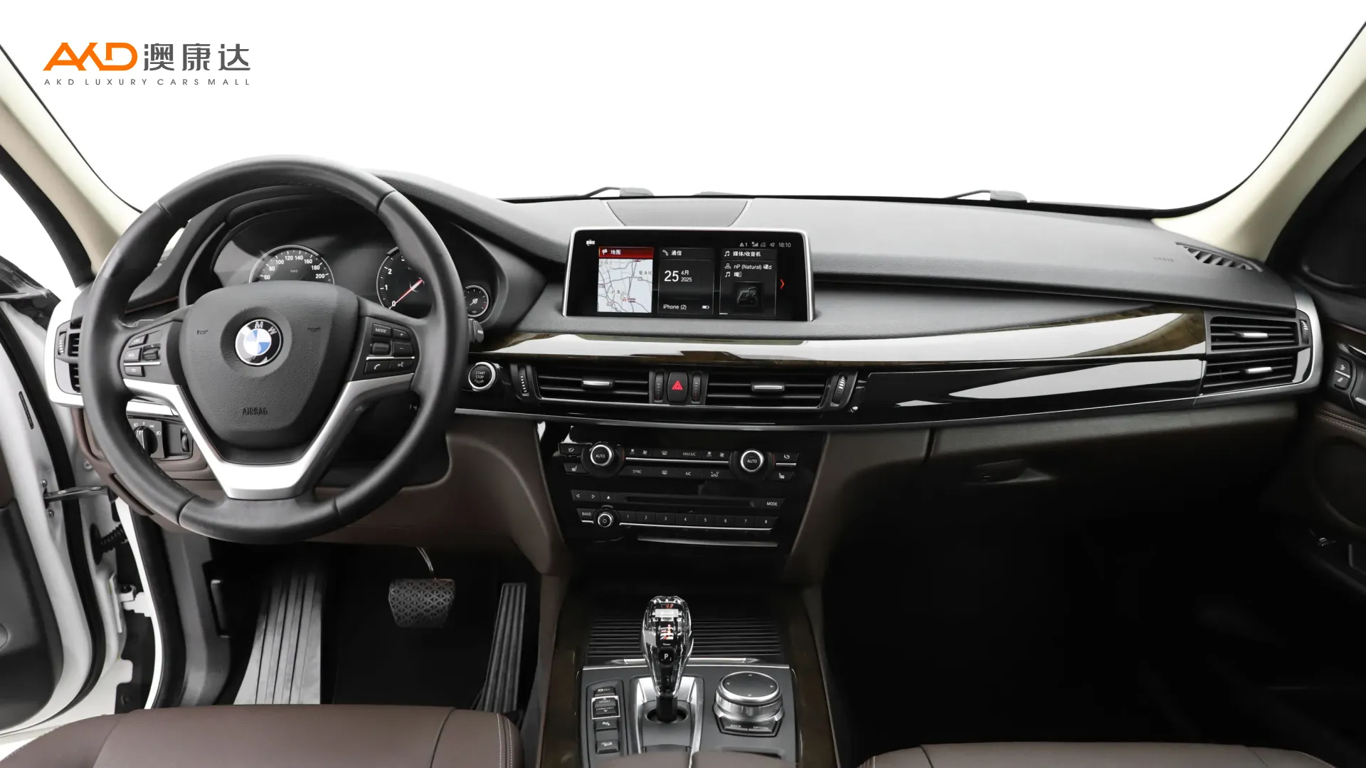 2018款宝马X5/28i，棕色内饰、座椅、中控方向盘、仪表台图片3847605澳康达名车广场